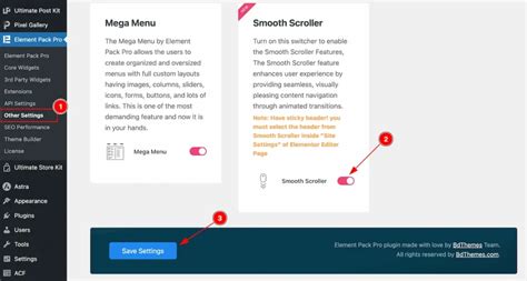 How To Use Smooth Scroller By Element Pack Pro