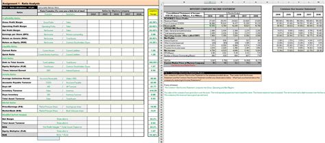 Solved On The Same Spreadsheet Complete A Ratio Analysis