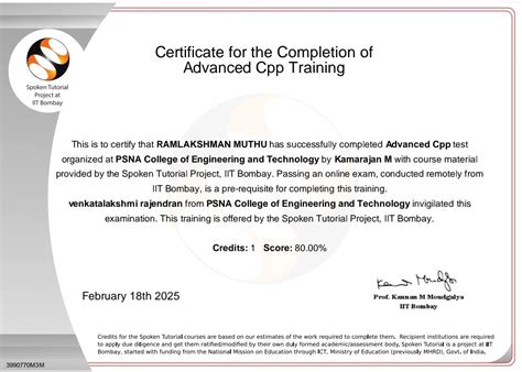 Cplusplus Programming Learning Careergrowth Ram Lakshman S M It