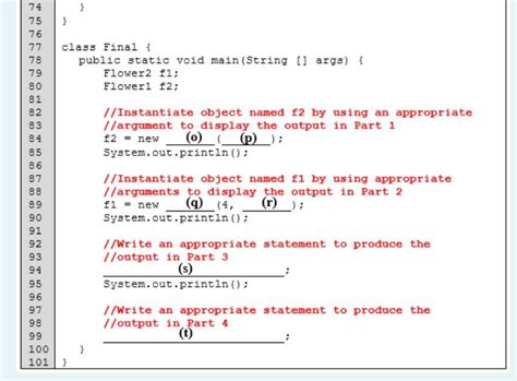 Solved Given An Incomplete Program In Program I Complete