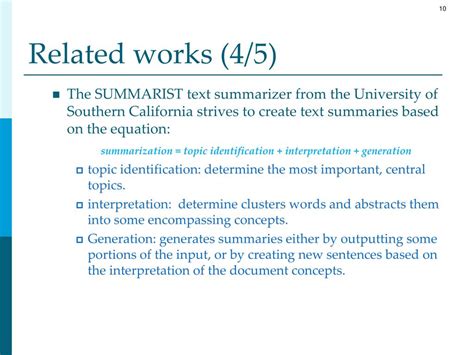 Ppt Generic Text Summarization Using Relevance Measure And Latent Semantic Analysis Powerpoint