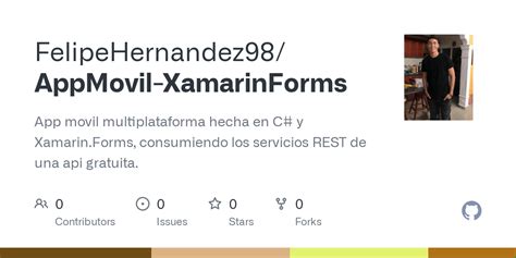 github felipehernandez98 appmovil xamarinforms app movil