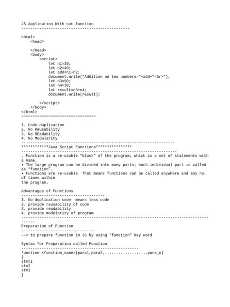60 Javafullstack 09 July 2024 Reactjs Javascript Session 2 Pdf