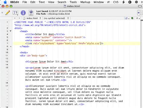 Validate Html Files In Bbedit Macinstruct