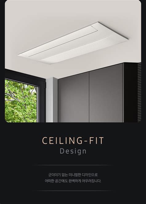 Bespoke 무풍 시스템에어컨 Infinite Line 114 6㎡ 4실 일반형 다배관 Ai30bdx4p36ssy Samsung 대한민국