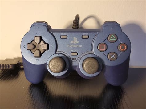 Ps2 Playstation 2 Wireless Force 2 Katana Controller Blue Retro Vgames