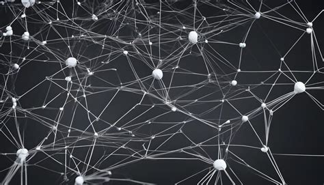 A Computer Generated Image Of A Complex Structure With Connected Lines And Dots Premium Ai