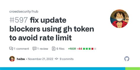 Fix Update Blockers Using Gh Token To Avoid Rate Limit By He2ss Pull