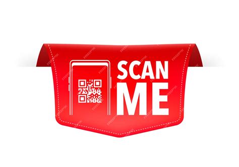 Premium Vector Scan Me Icon With Qr Code Inscription Scan Me Qr Code Label