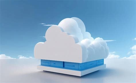 Premium Photo Cloud Networking For Business And Technology