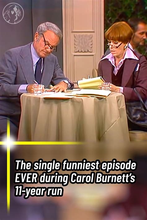 The Single Funniest Episode Ever During Carol Burnetts 11 Year Run