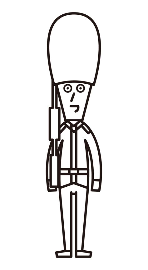 イギリスの兵隊のイラスト フリーイラスト素材集 KuKuKeKe