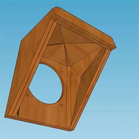 3d Printable Angular Speaker Box By Chris Loidolt