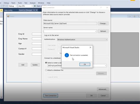Crud Operations In Windows Application Using C Part 2