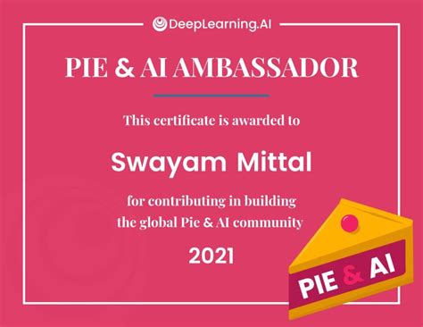 Swayam Mittal On Linkedin This Certificate From Deeplearning Ai Is