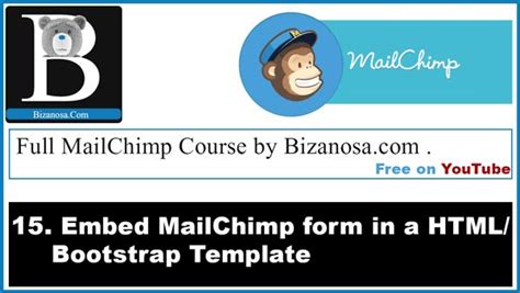 15 Mailchimp Embed Forms On Html Page Mailchimp Video Segmentation