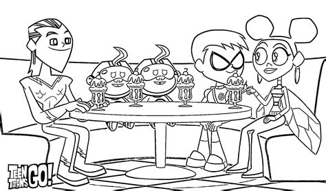 Dibujos Para Colorear Teen Titans Go 100 Dibujos Para Colorear
