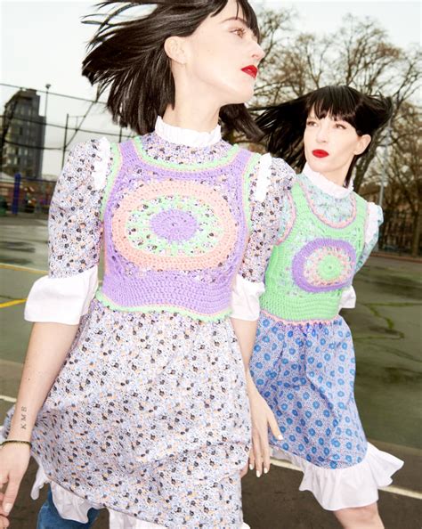 See Ella Emhoff And Batshevas First Knitwear Collection Popsugar Fashion