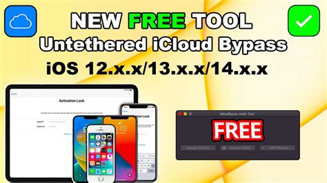 New FREE Tool Bypass ICloud Activation Lock IOS 12 5 7 14 8 13 7 IPhone 5S TO IPhone X IPads