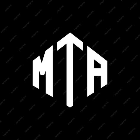 Premium Vector Mta Letter Logo Design With Polygon Shape Mta Polygon And Cube Shape Logo