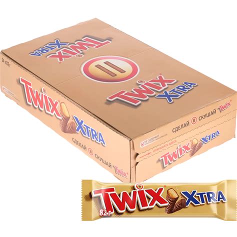 Срочный товар! Шоколадный батончик «Twix'Xtra» 24 х 82 г купить в ...