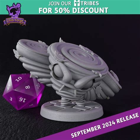 3d Printable Wind Elemental Chibi Forge By Titan Forge Miniatures