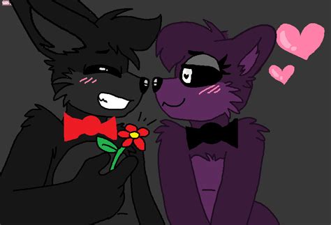 Shadow Bonnie X Shadow Freddy By Bonniethebunnyatfnaf On Deviantart