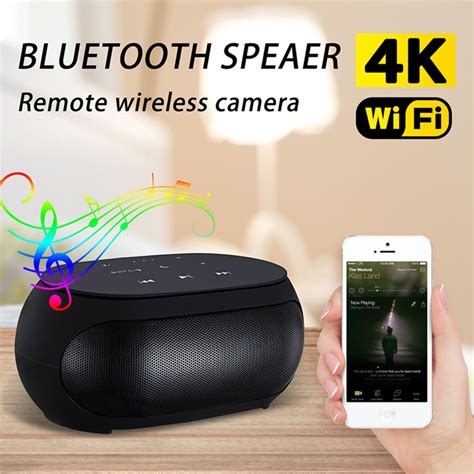 Bluetooth Speaker Hidden Camera W Night Vision And Wifi Remote View