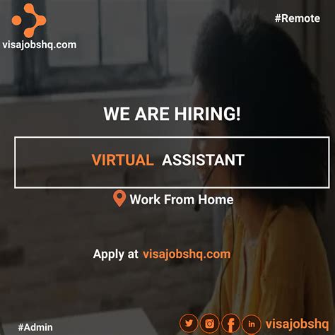 Virtual Assistant Work From Home