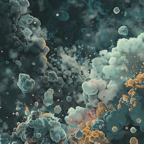 Cinematic Exposures Of Particulate Matter Pollution Premium Ai Generated Image