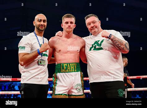 London United Kingdom 01 Mar 2024 Nick Leahy Vs Jake Osgood