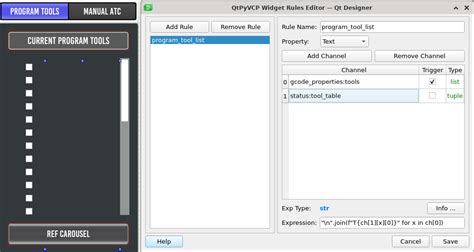 BUG REPORT ATC TOOL LIST LinuxCNC