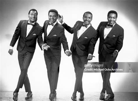 Randb Vocal Group The Four Tops Pose For A Portait In 1965 In New