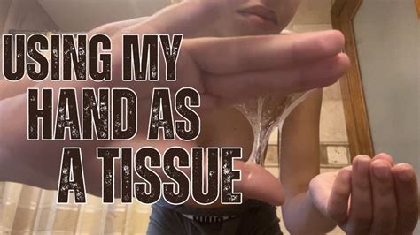 Using My Hand As A Tissue 4k Aria Nicole Clips4sale