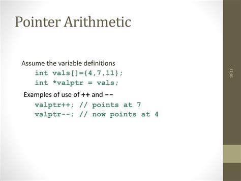 Ppt C Pointers Powerpoint Presentation Free Download Id2392983