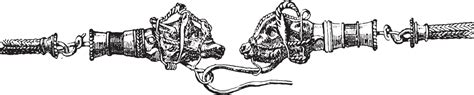 Fragment Necklacevintage Engraving Artwork Vintage History Vector Artwork Vintage History Png