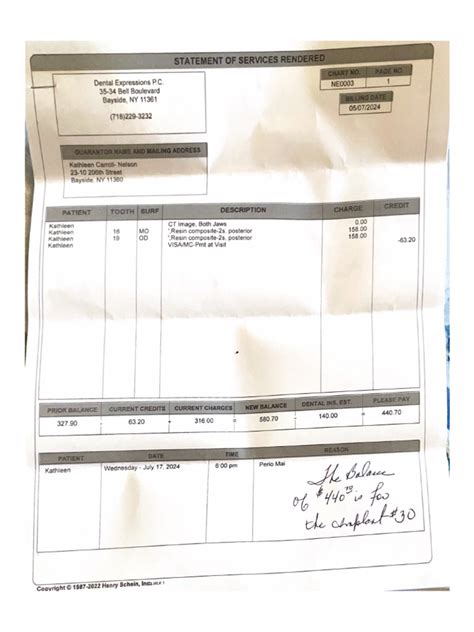 Statement Of Services Rendered Pdf