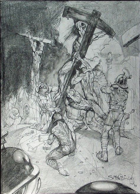 The Bible The Art Of Simon Bisley Chicano Drawings Ink Pen Drawings Jesus Artists Simon