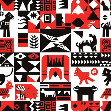 Premium Photo Honduran Lenca Pottery Patterns With Geometric Shapes