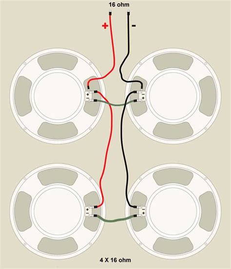 Connecting 4 4 Ohm Speakers The Ultimate Wiring Guide Wiremystique