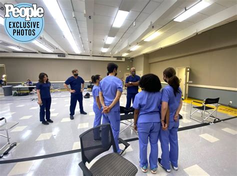 Greys Anatomy Midori Francis Previews Season 19 See The Set Photos
