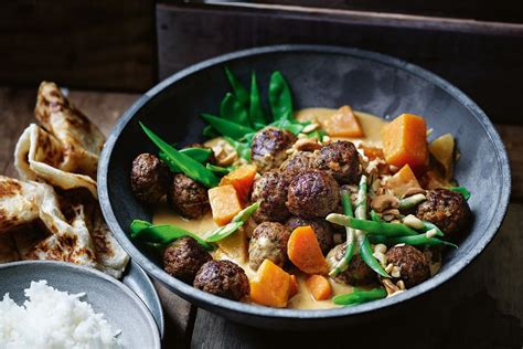 Massaman Meatballs With Vegetable Curry Recipe Recipes Au