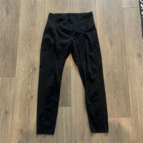 Lululemon Athletica Pants And Jumpsuits Lululemon Black Fast And Free