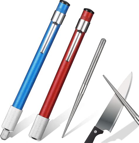 5 Pieces Pocket Knife Sharpener Serrated Knife Sharpener