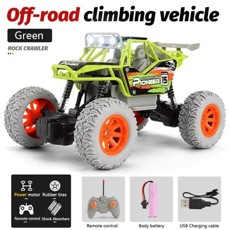 Mobil Remote Control Dengan Lampu Rc Climber Off Road Mainan Mobil
