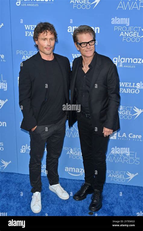 Los Angeles Ca Usa September 28 2024 Dimitri Hamlin Harry Hamlin Attends Project Angel