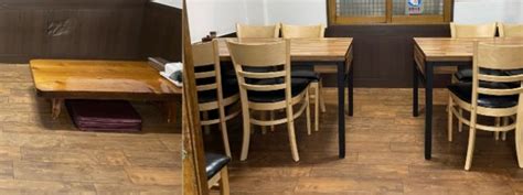 부산 서구 음식점 좌식 테이블을 입식테이블로 교체 비용 지원