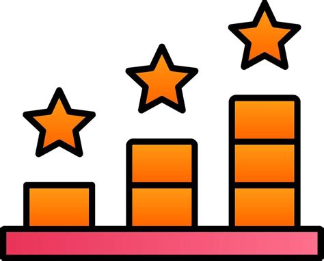 Ranking Line Filled Gradient Icon 42171618 Vector Art At Vecteezy