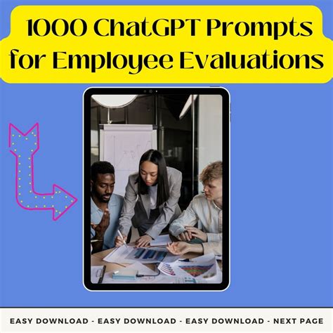 1000 Employee Evaluation Chatgpt Prompts Etsy