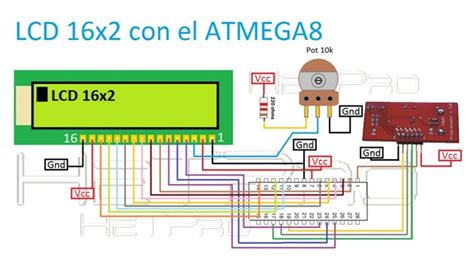 pantalla lcd 16x2 avr pic adc arduino